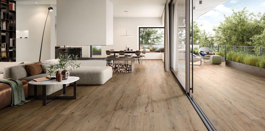 Gresie portelanata cu aspect de lemn - idei de amenajare spatii ...